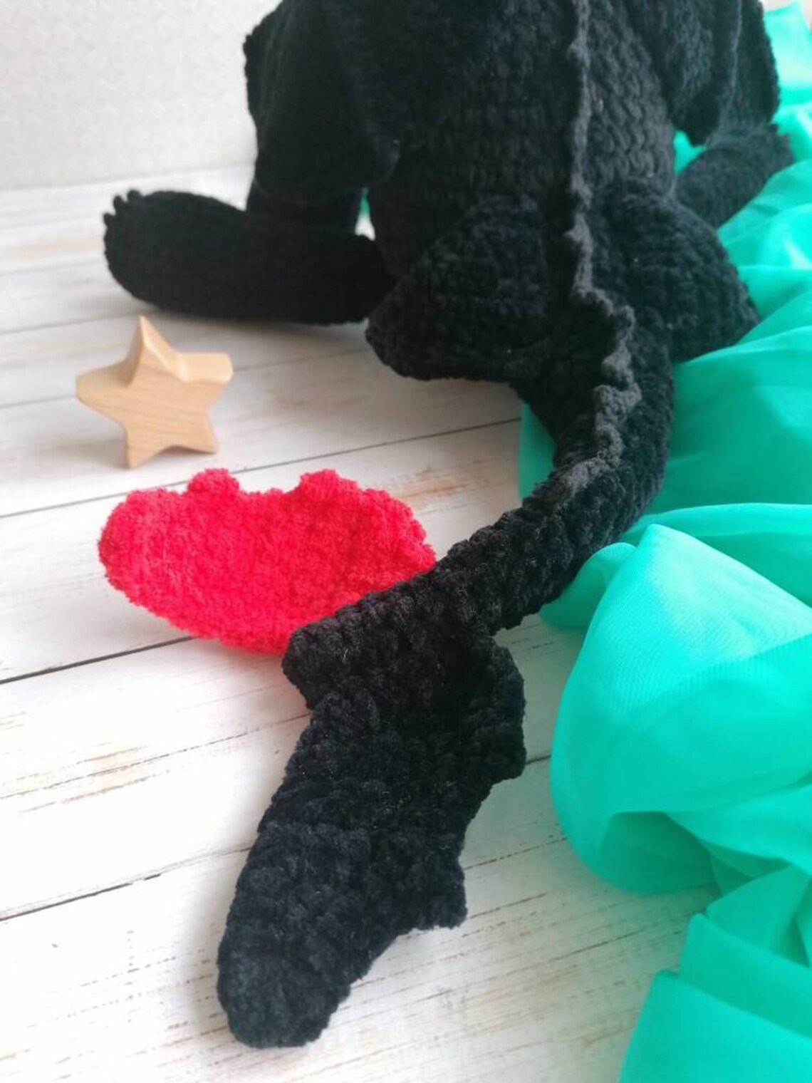 Crochet Black Dragon Pattern / Night Dragon Amigurumi Tutorial - Etsy