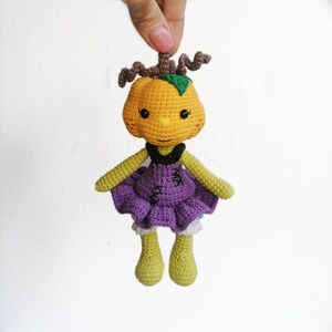 Crochet Pumpkin Doll Pattern, Pumpkinhead, Thanksgiving Day Gift Diy ...