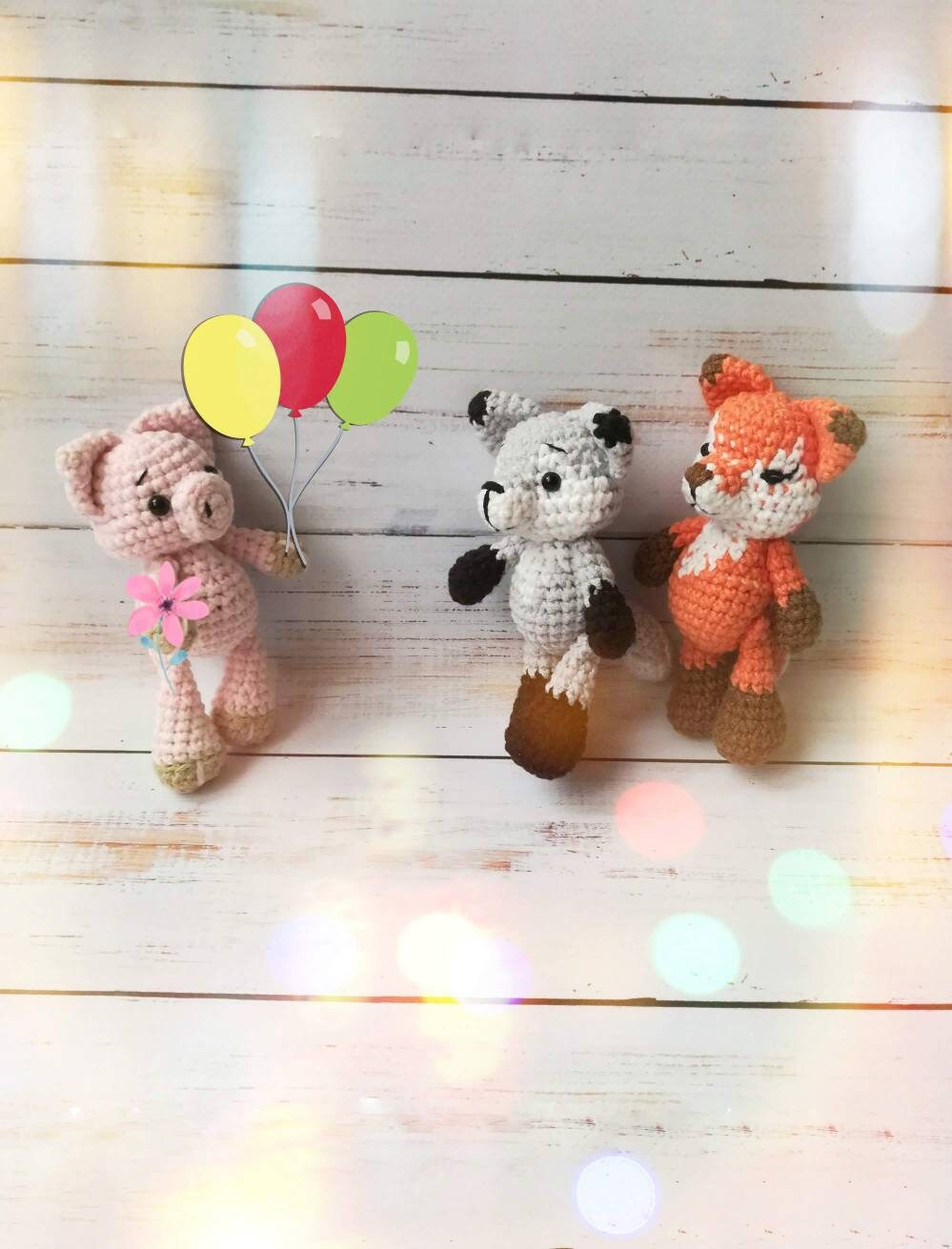 Small Crochet Pig Pattern PDF Amigurumi Toy - Etsy