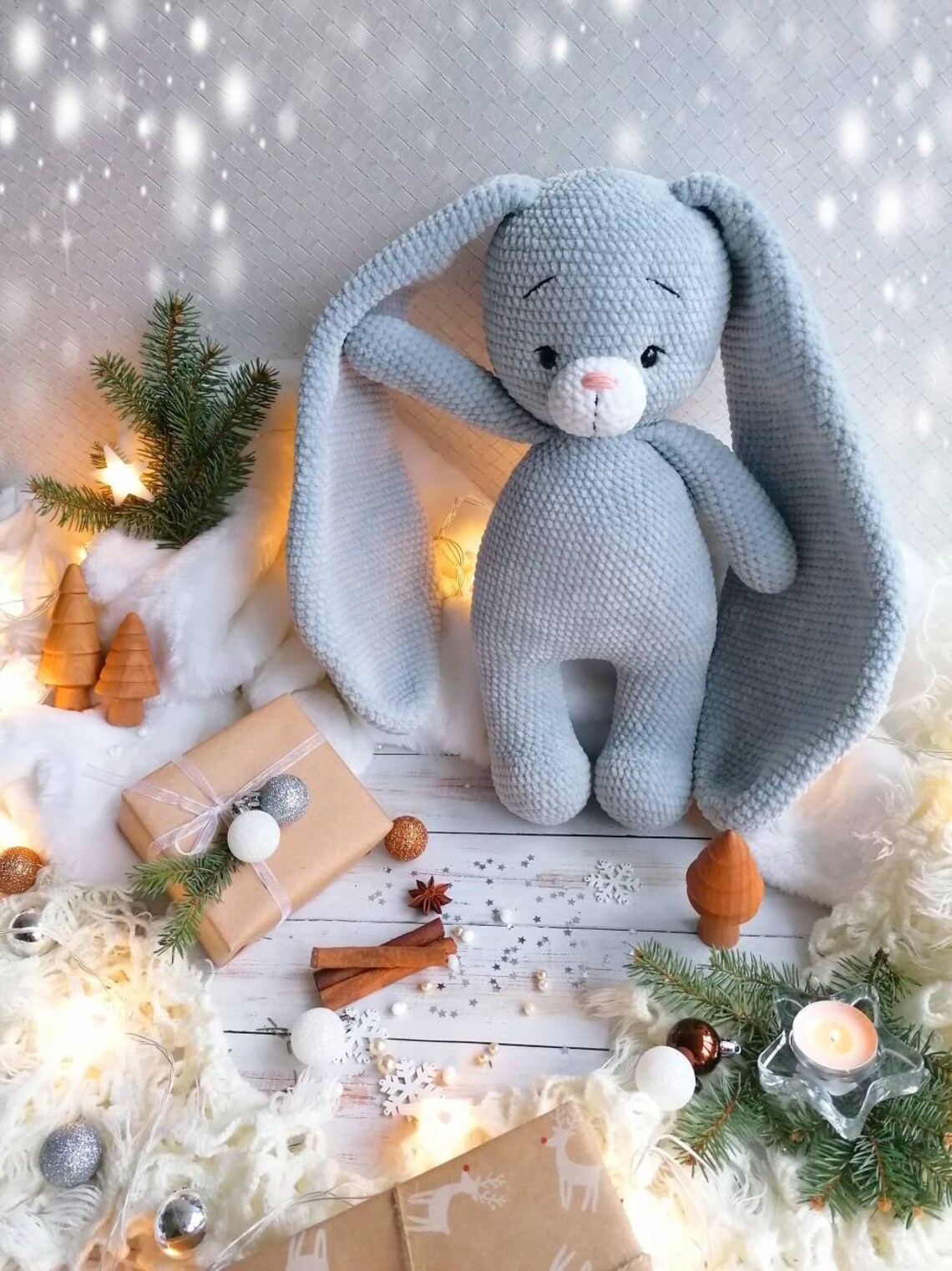 Big Bunny Crochet Pattern / Amigurumi Bunny Pattern / PDF - Etsy