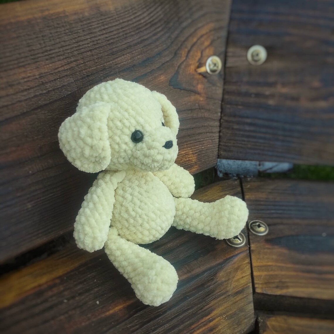 Crochet Dog Pattern, Amigurumi Plush Puppy Tutorial in English, Golden ...