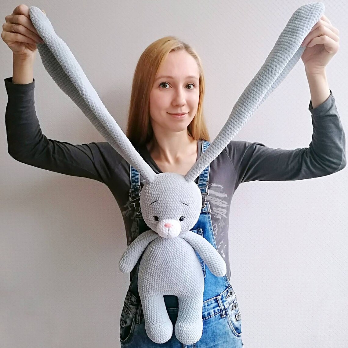 Big Bunny Crochet Pattern / Amigurumi Bunny Pattern / PDF - Etsy