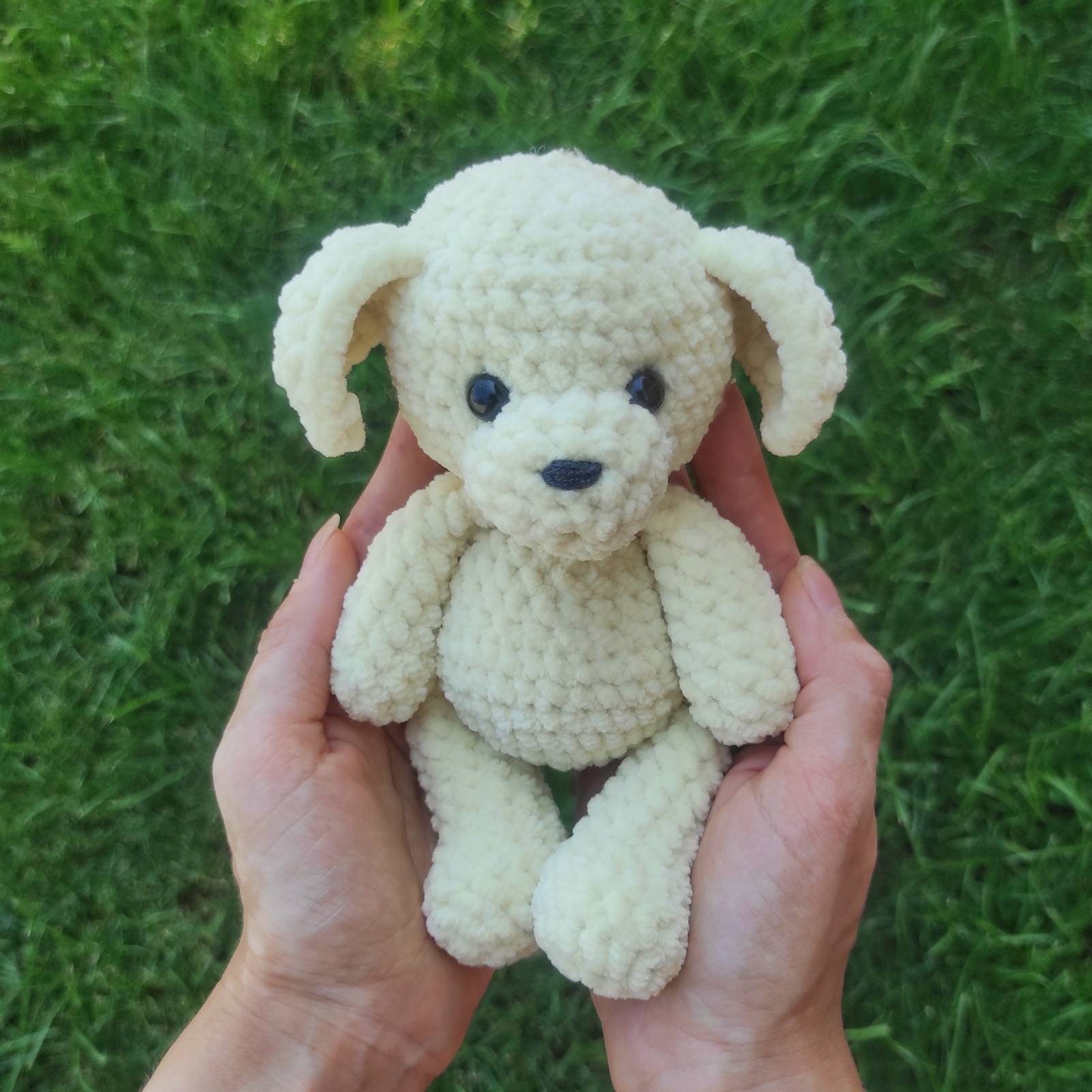 Crochet Dog Pattern, Amigurumi Plush Puppy Tutorial in English, Golden ...