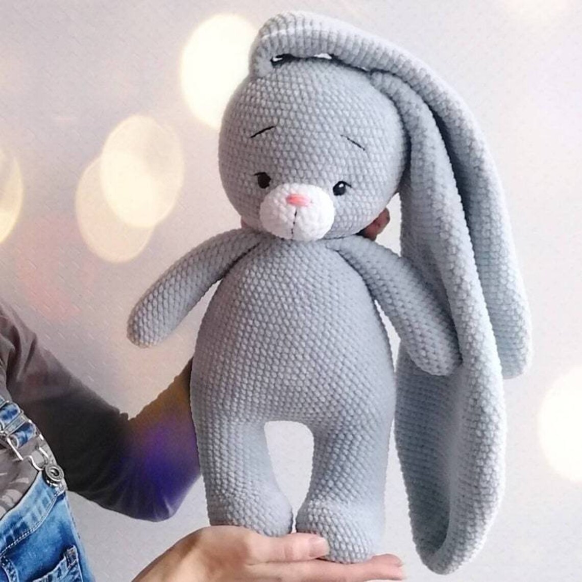 Big Bunny Crochet Pattern / Amigurumi Bunny Pattern / PDF - Etsy