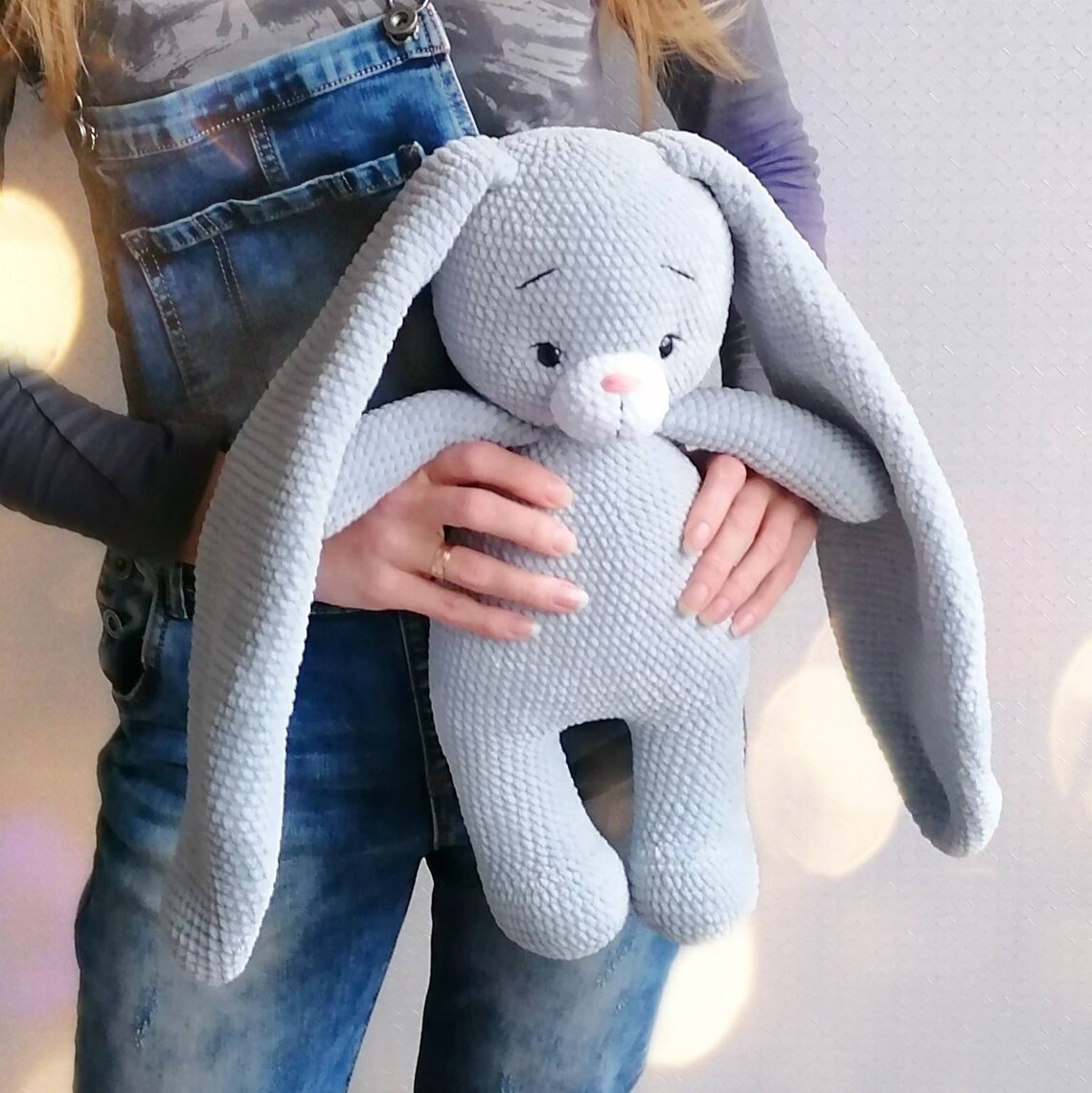 Big Bunny Crochet Pattern / Amigurumi Bunny Pattern / PDF - Etsy
