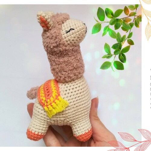 Crochet Lama Pattern Softy Alpaca Plush Llama Amigurumi - Etsy