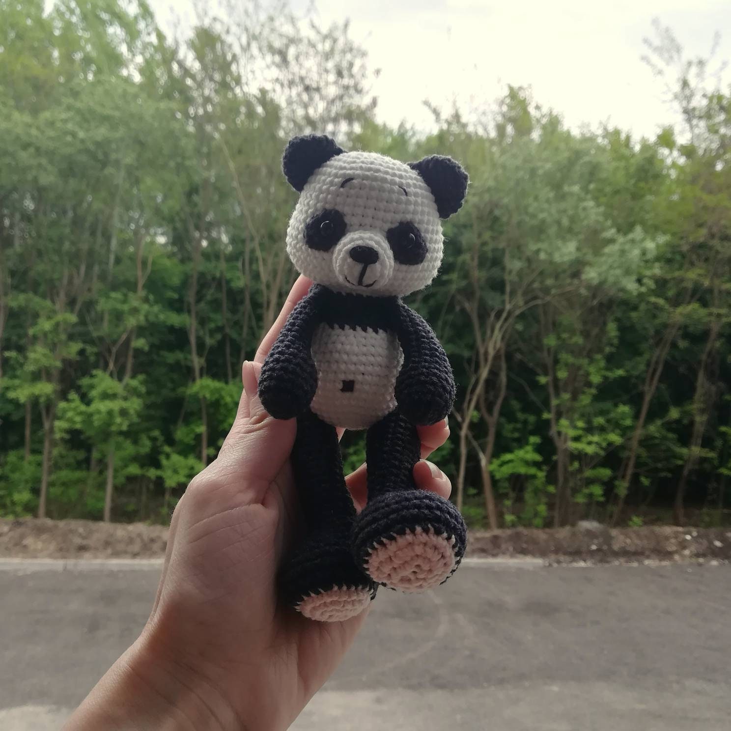 Crochet panda bear pattern amigurumi toy PDF | Etsy
