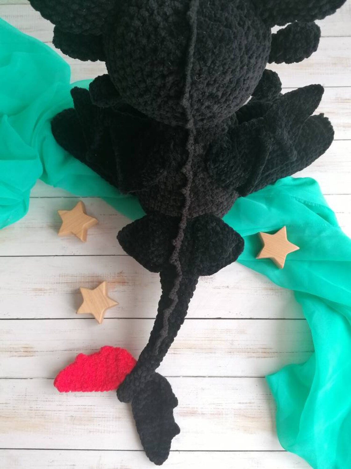 Crochet Black Dragon Pattern / Night Dragon Amigurumi Tutorial - Etsy