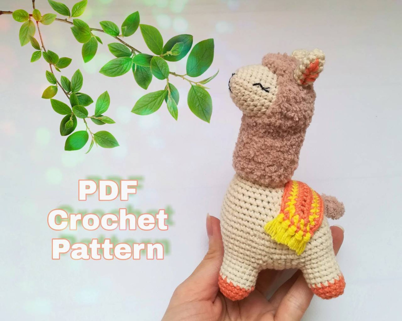 Crochet Lama Pattern Softy Alpaca Plush Llama Amigurumi - Etsy