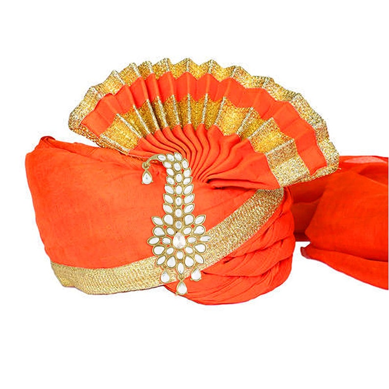 Indian Men Jewelry/ Brooch for Groom/ Turban Brooch Bollywood - Etsy