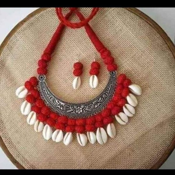 Silk Thread Necklace - Etsy