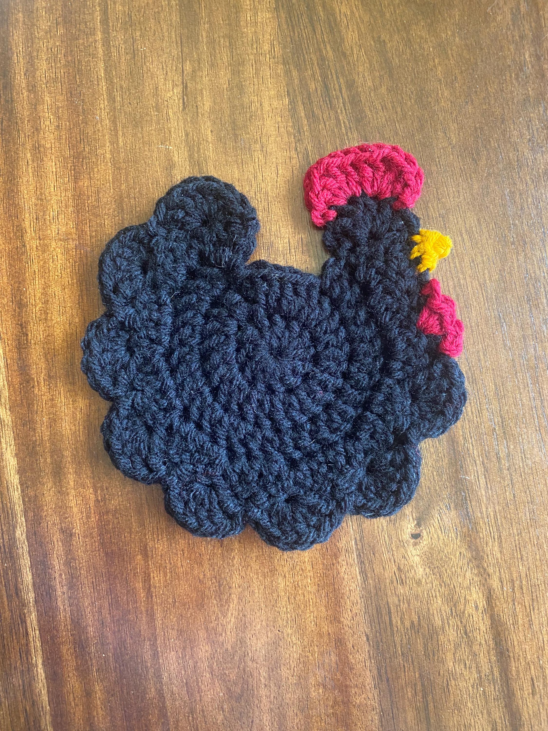 Crochet Chicken Coasters - Etsy
