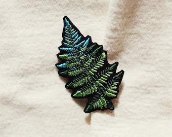 Iron on Fern Patch - Etsy
