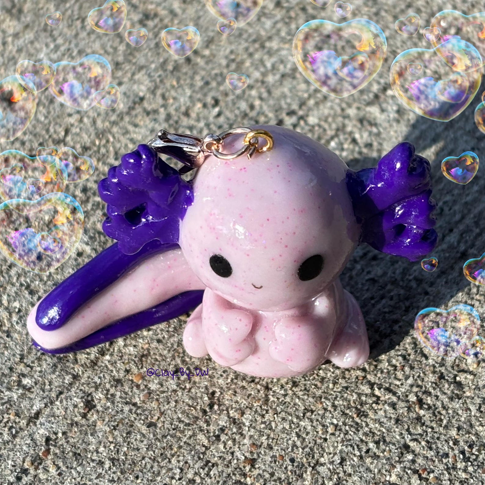 Axolotl Keychain - Etsy