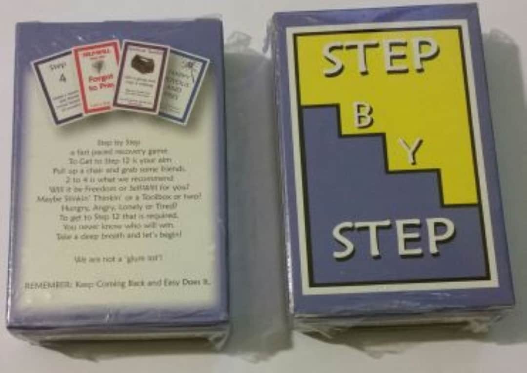 12 Step Recovery Card Game - "step by Step" - Sobriety Gift - Etsy