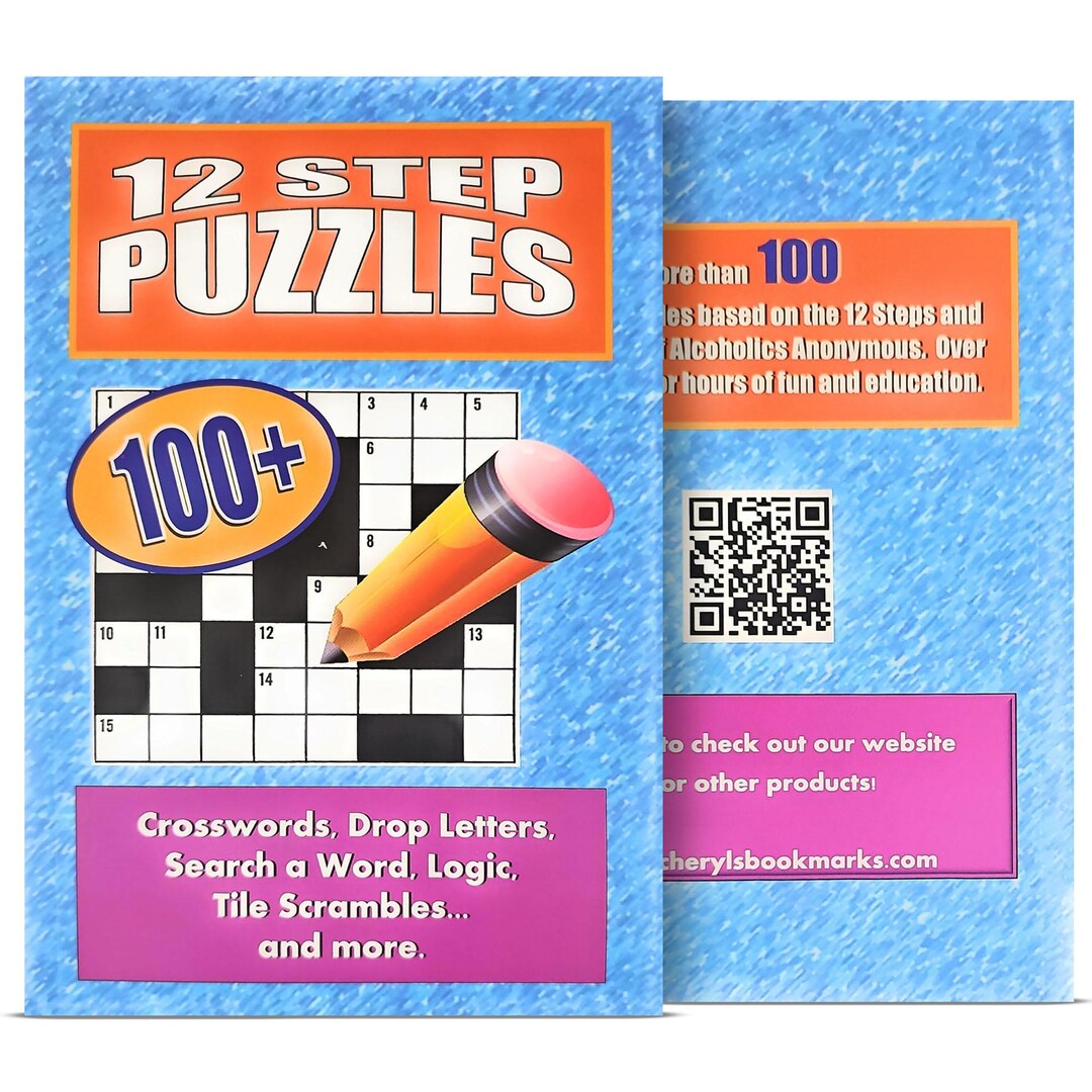 AA/12 Step Recovery Puzzle Book-- Over 100 Puzzles; Sobriety Puzzles ...