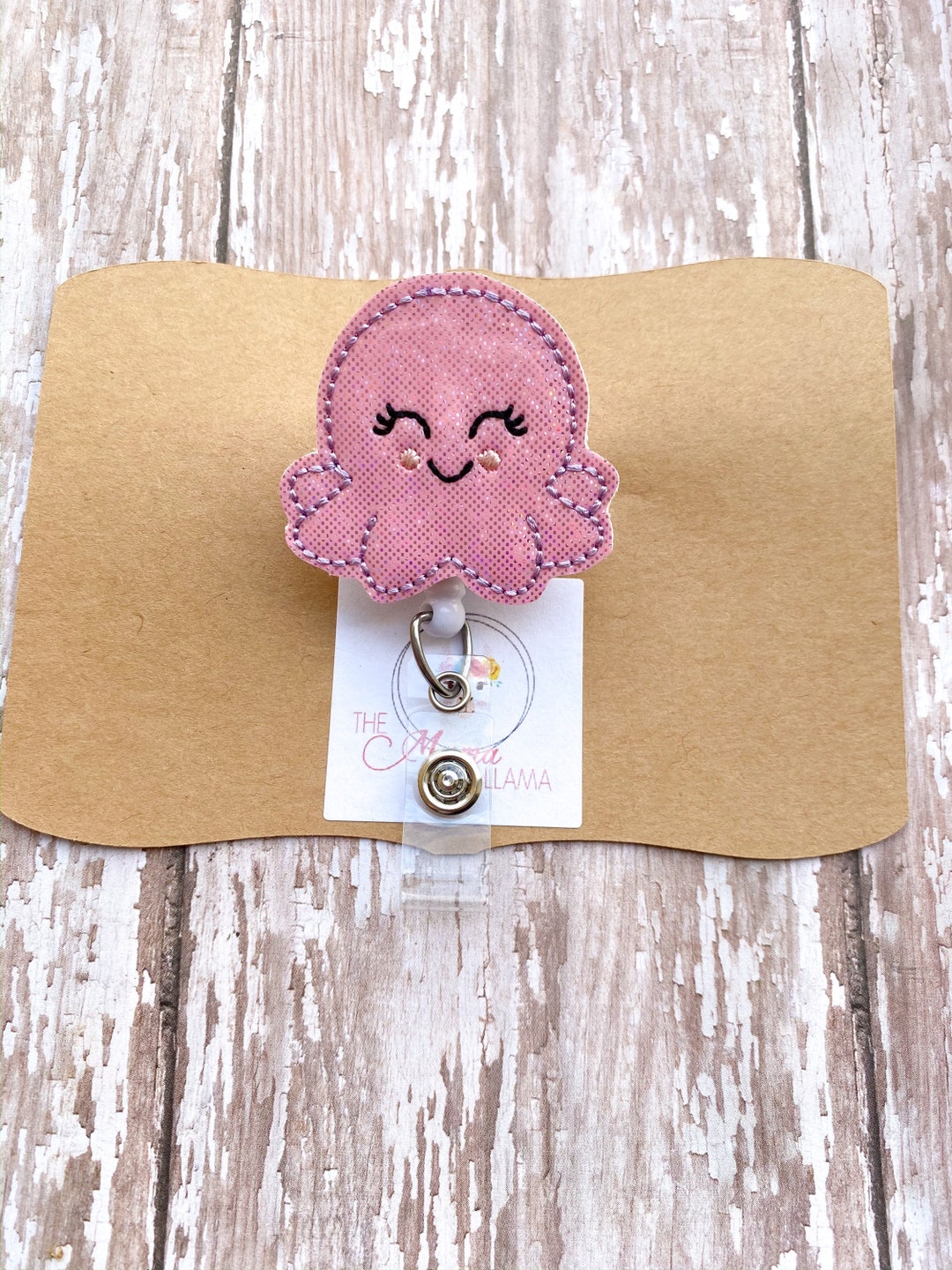 Octopus Badge Topper, Summer Badge Reel, Ocean Animal Badge Reel, RN ...