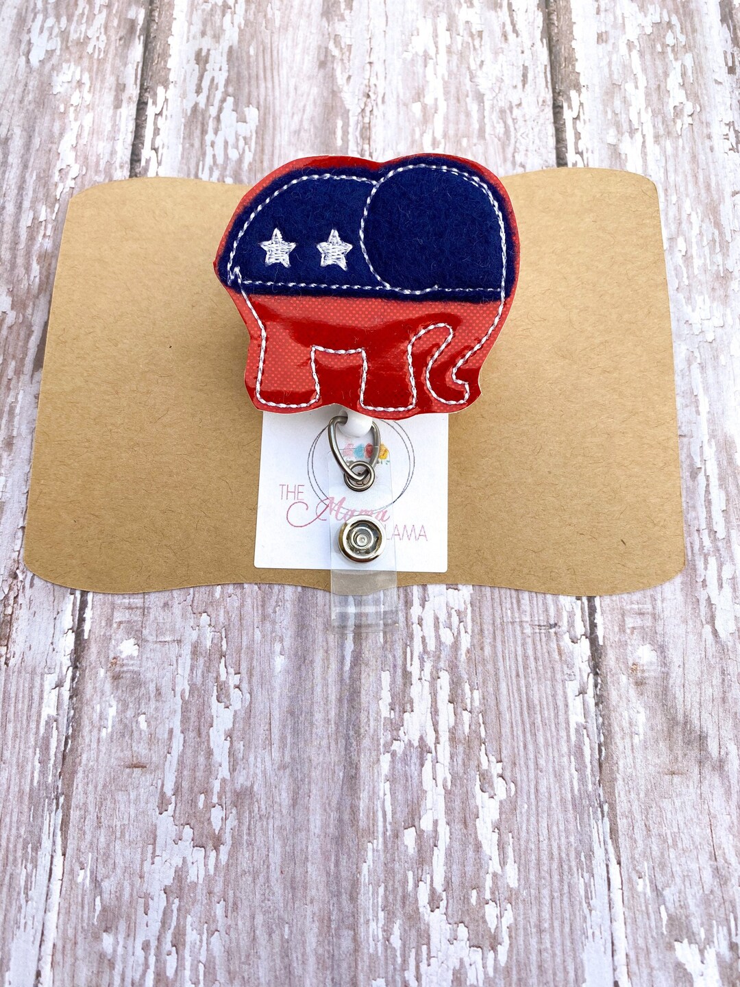 Political Republican Badge Topper Retractable Badge Reel - Etsy