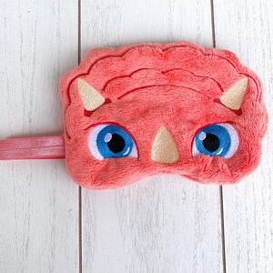 Pink Dinosaur Sleep Mask, Children's Sleep Mask, Gift for Kids ...