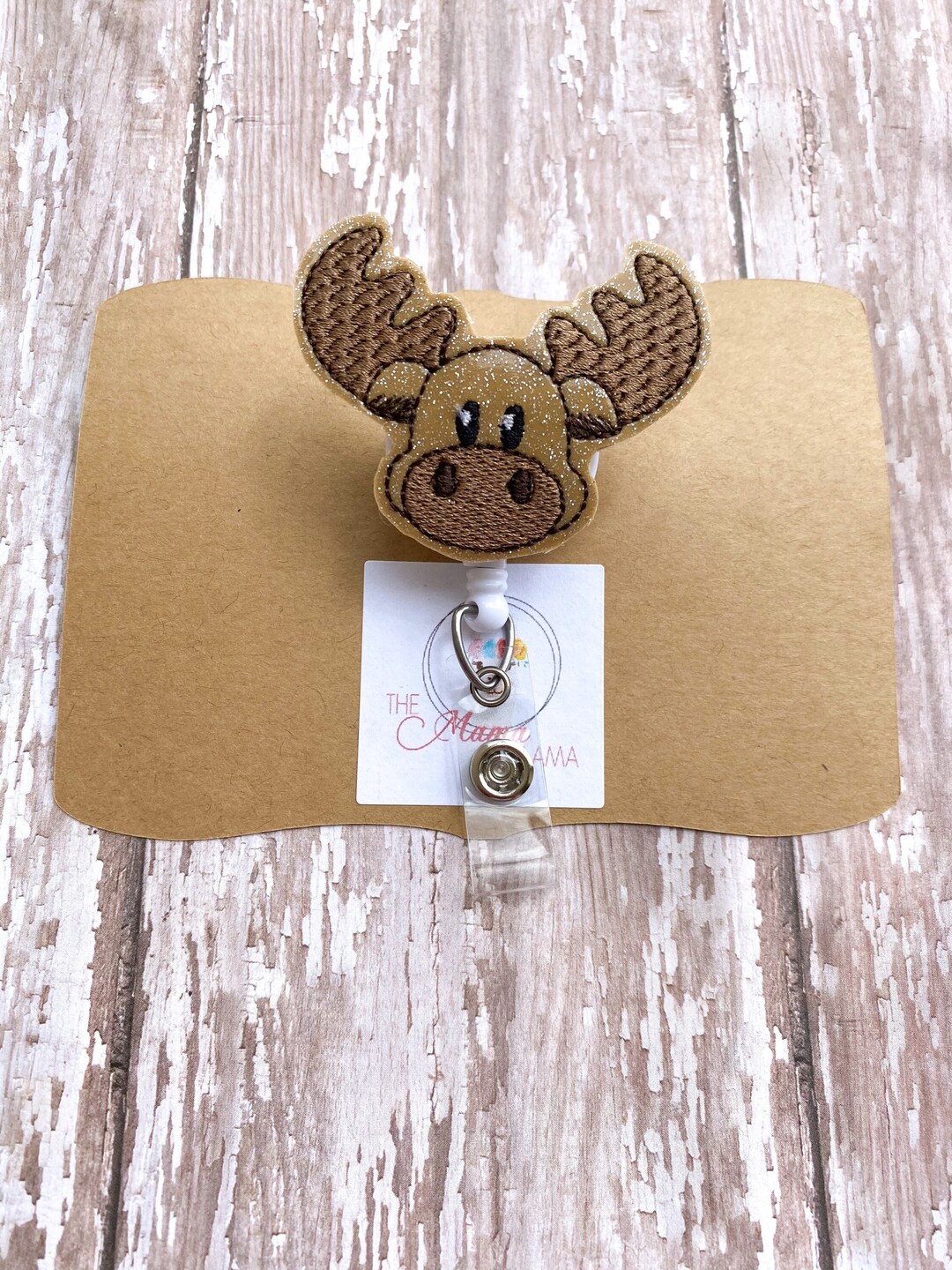 Moose Badge Topper, Retractable Badge Reel, Interchangeable Badge ...
