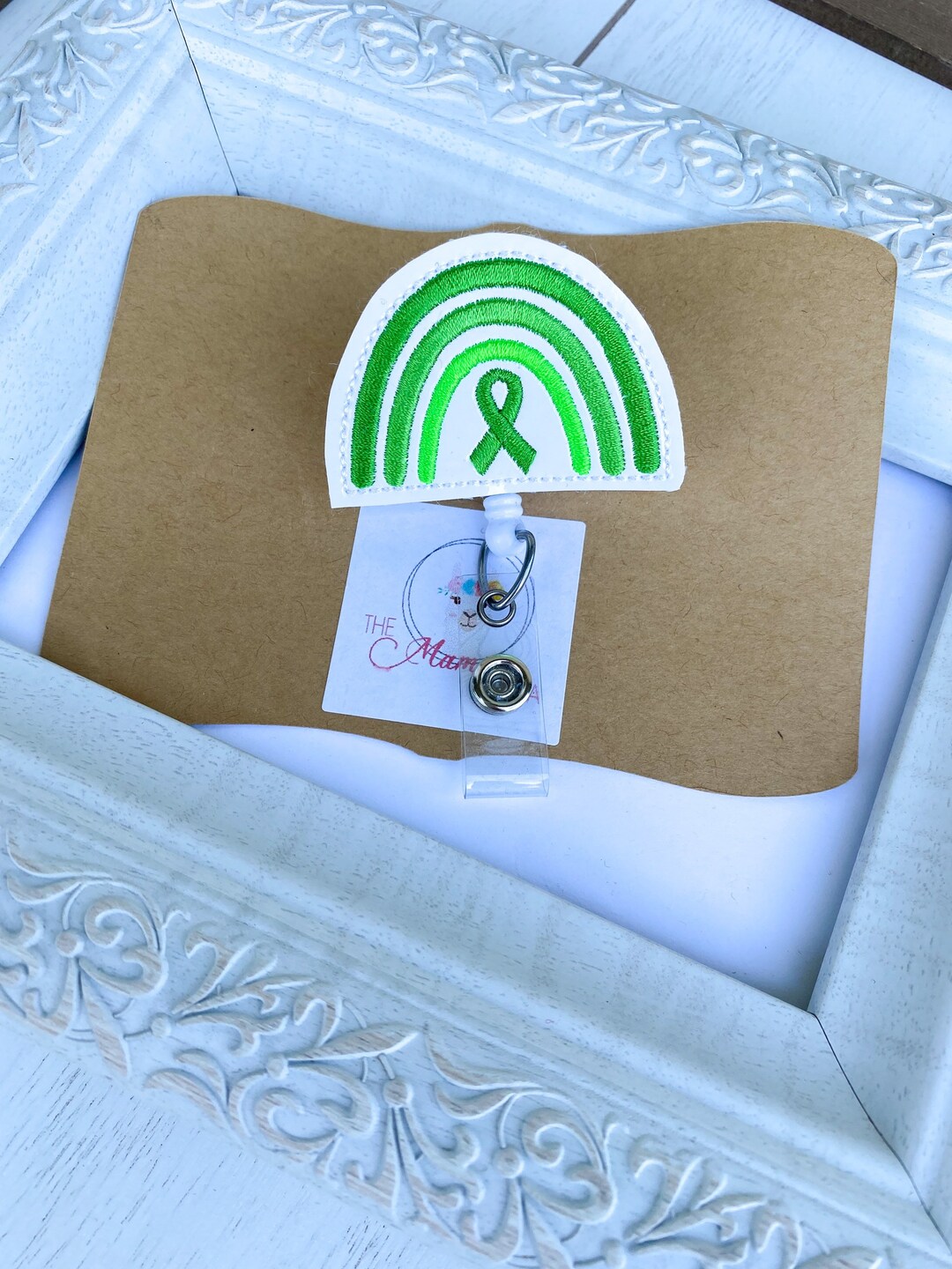 Mental Health Awareness Rainbow Badge Topper, Retractable Badge Reel ...