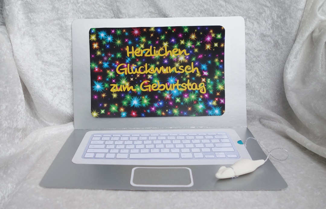 Gutschein/Geldgeschenk für's neue Laptop - Etsy.de