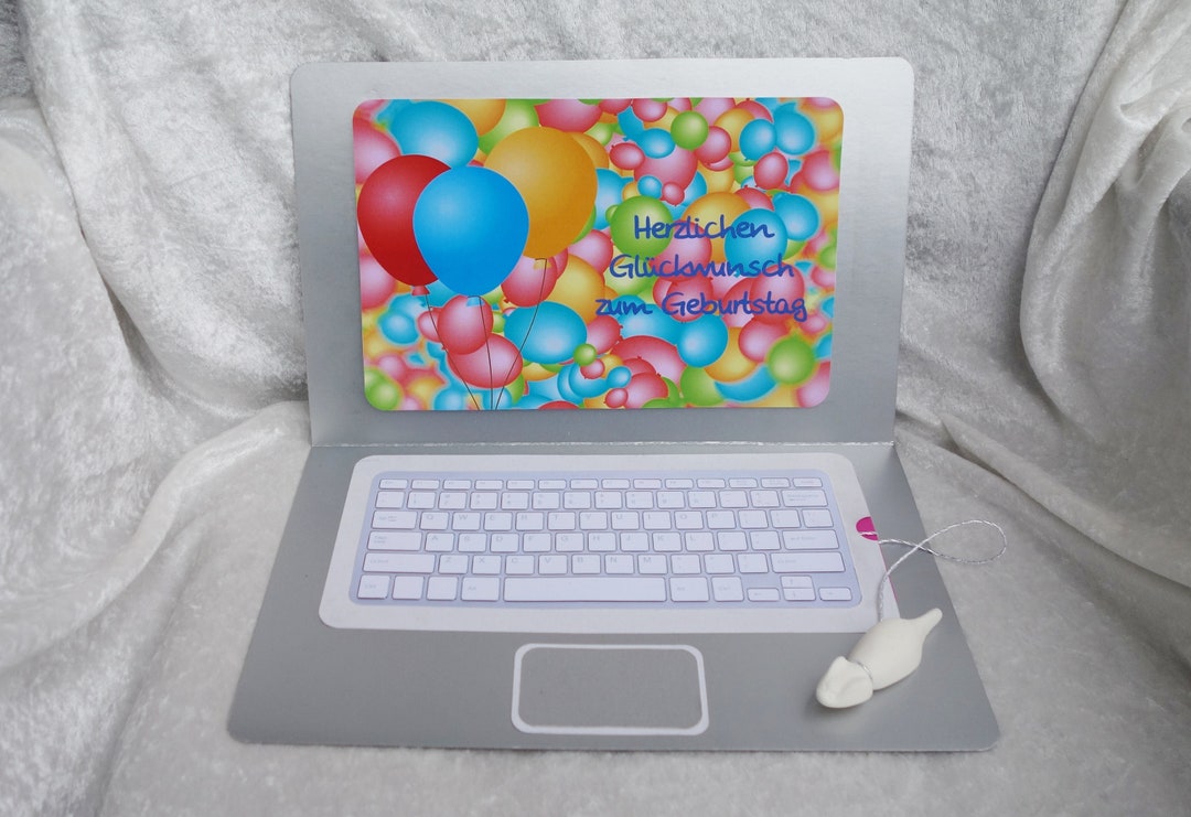 Gutschein/Geldgeschenk für's neue Laptop - Etsy.de