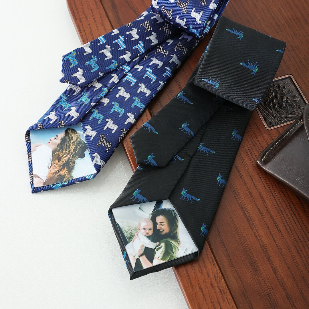 Personalized Tie From Bride to Groom Custom Ties With Customized Text ...