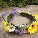 Sunflower Crown Sunflower Headband Fall Flower Crown Baby - Etsy