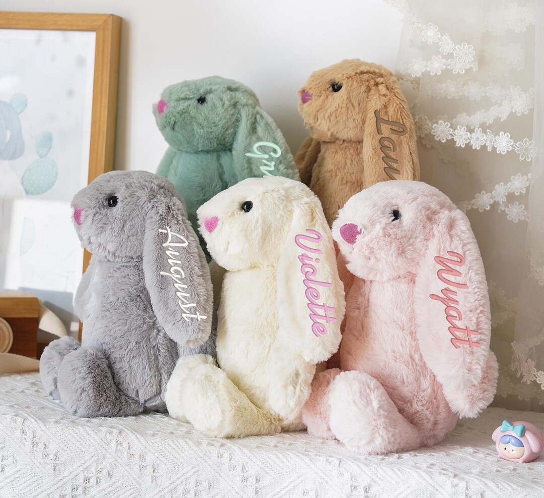 Personalized Easter Bunny, Easter Bunny Rabbit Gift for Kid, Custom ...