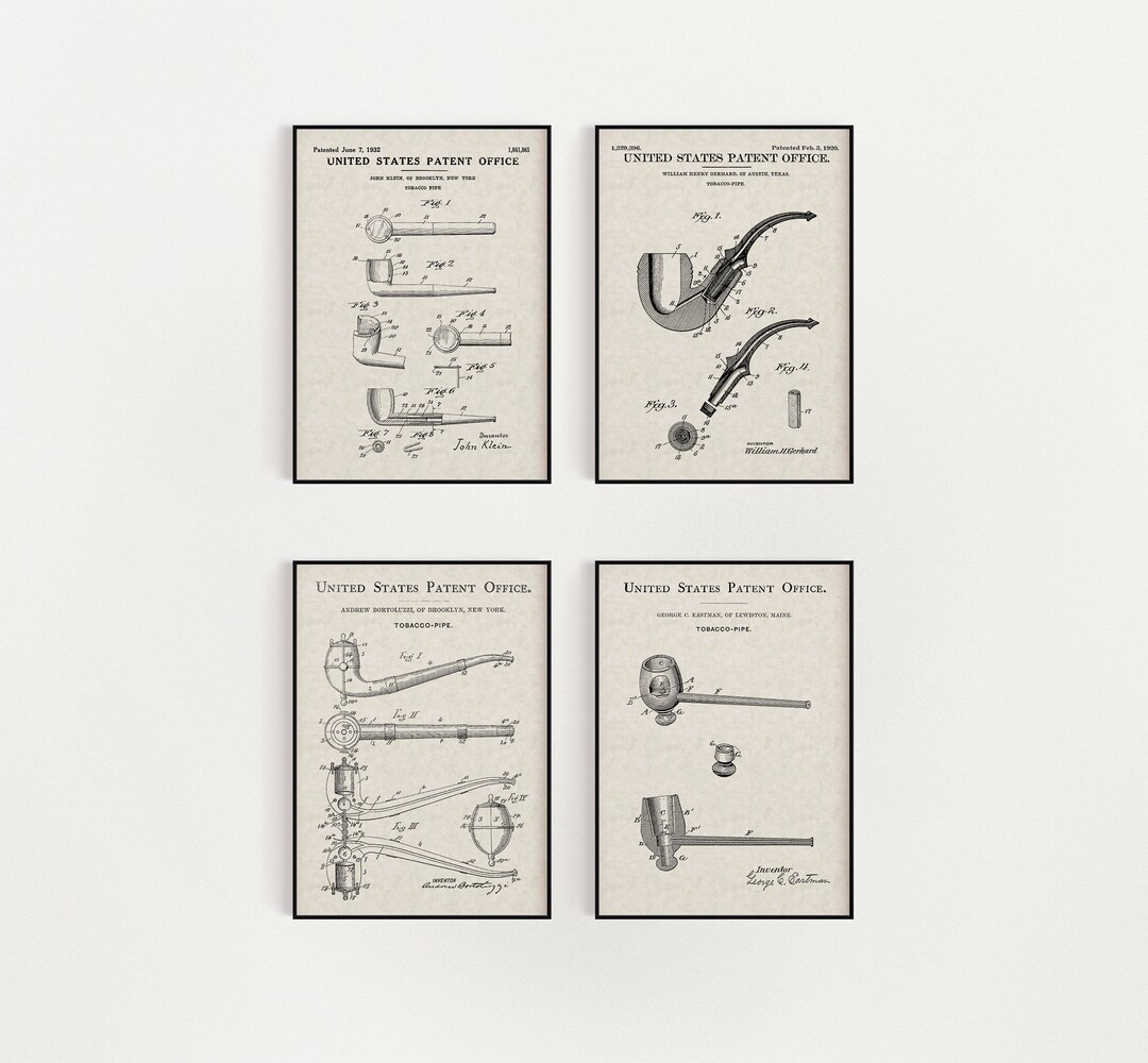 Pipe Bundle free Shipping Large Unframed 8.5x11 Patent Prints - Etsy