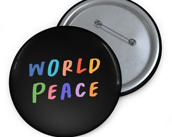 World Peace Button - Etsy