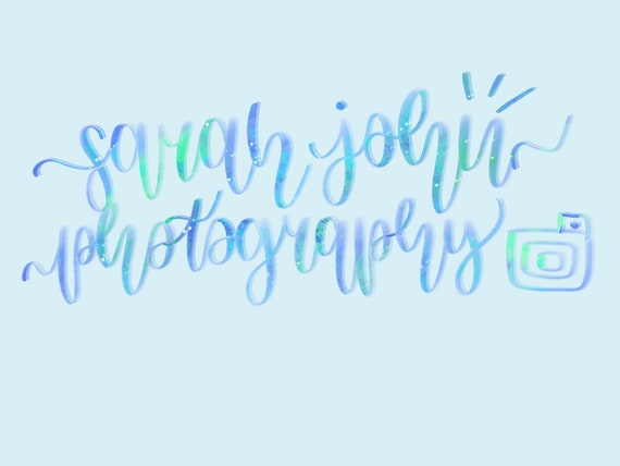 Custom Calligraphy Logo / Name Lettering | Etsy