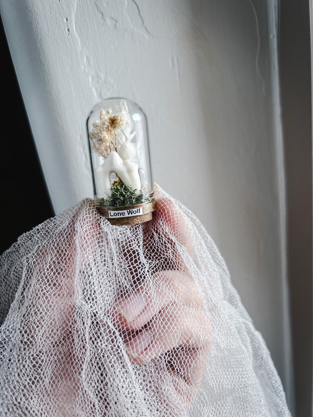 Rare Molar in Glass Vial, Peach Stilbite Zeolite Crystal Cluster Real ...