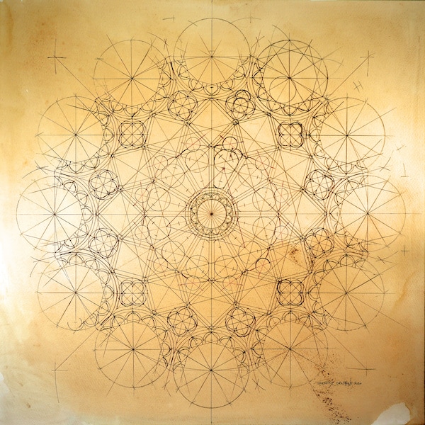 Stained Glass Window Rosette - Etsy