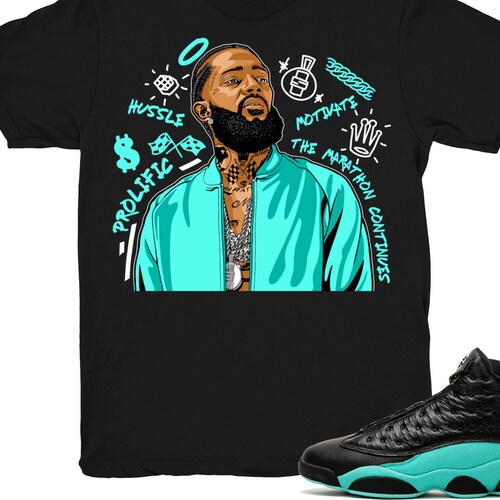 Island Green 13 Shirt Huncho Rings Match Retro13 Island - Etsy