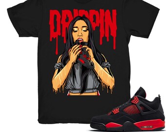 Thunder Red 4s Shirt - Etsy