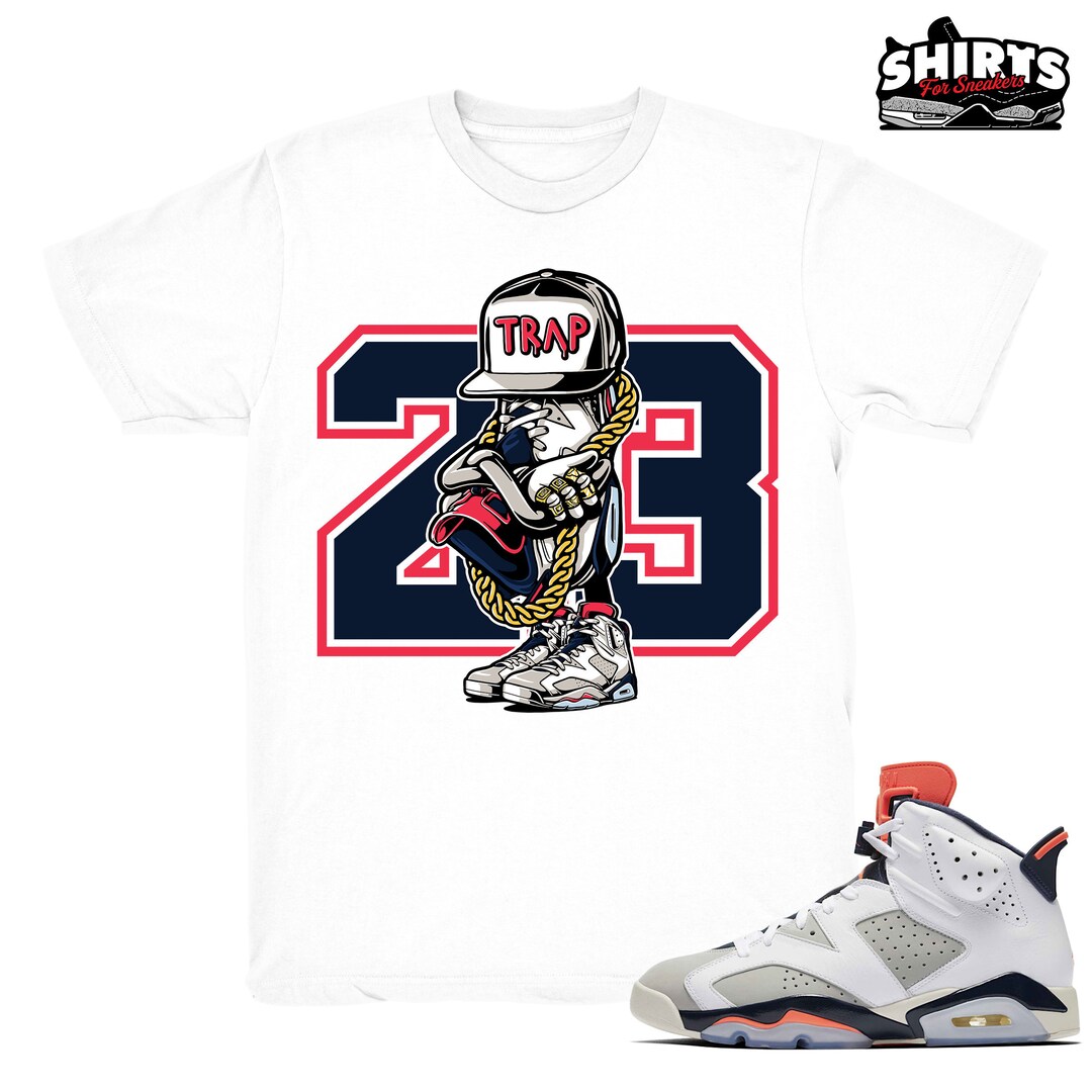 Tinker 6 Shirt Sneaker Trap Retro 6 Tinker Hatfield White Tee Shirts - Etsy