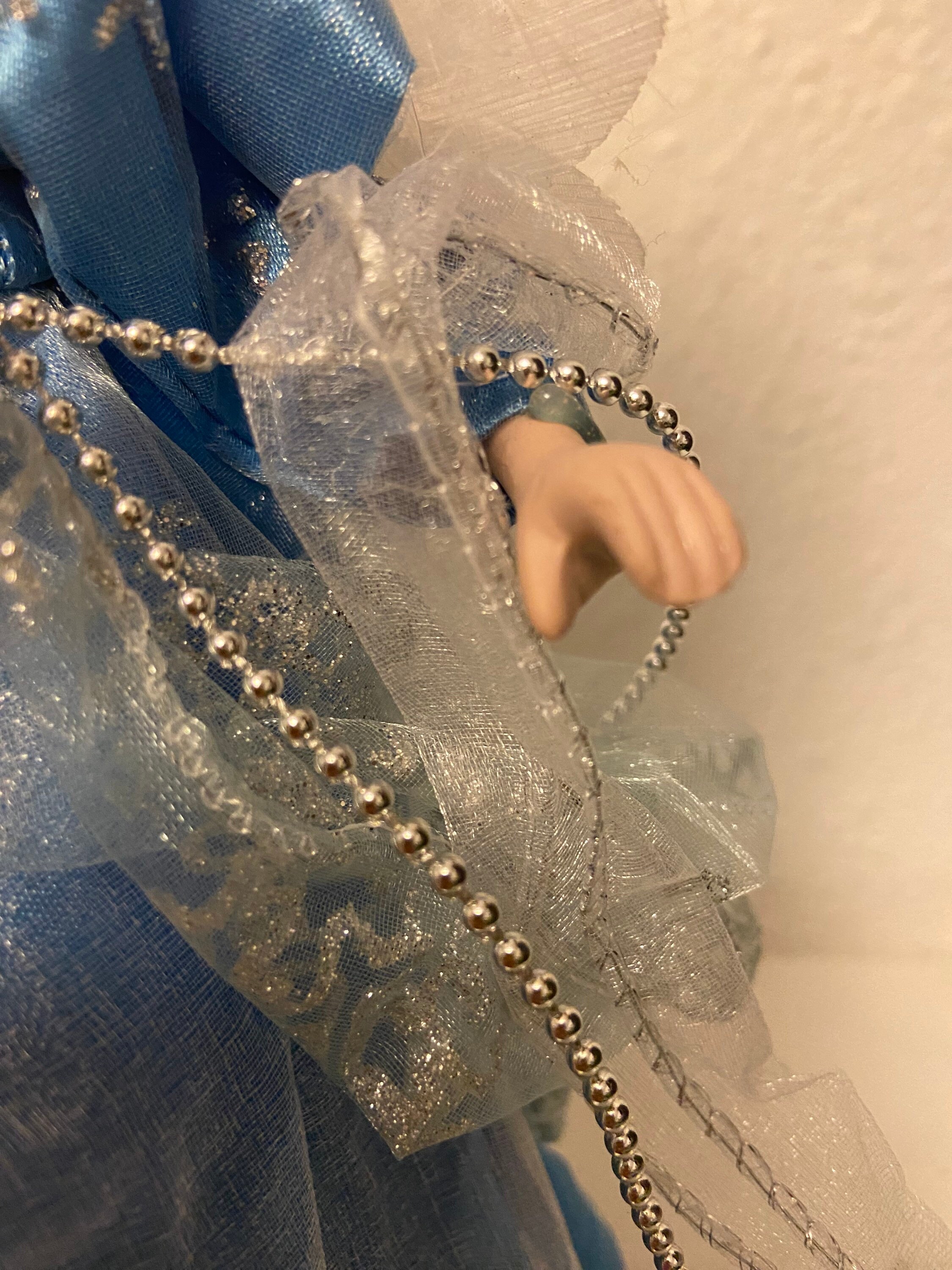 FANCY BLUE ANGEL Tree Topper Christmas Angel Tree Topper - Etsy