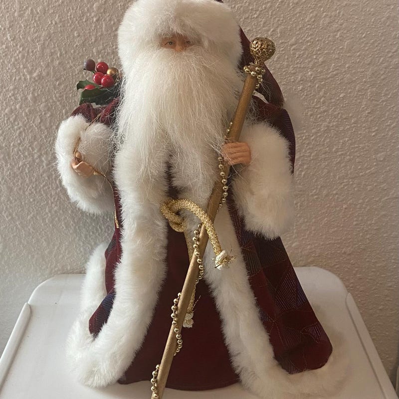 Santa Tree Topper - Etsy