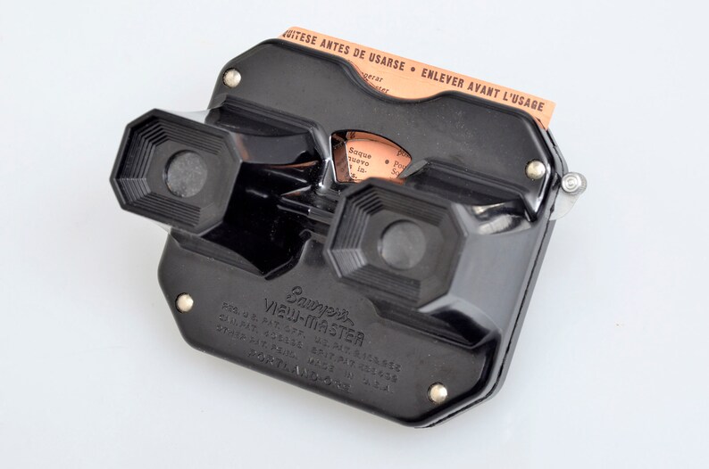 Rare Vintage View-master Stereoscope Set of 4 Viewing Reels, Box, reel ...