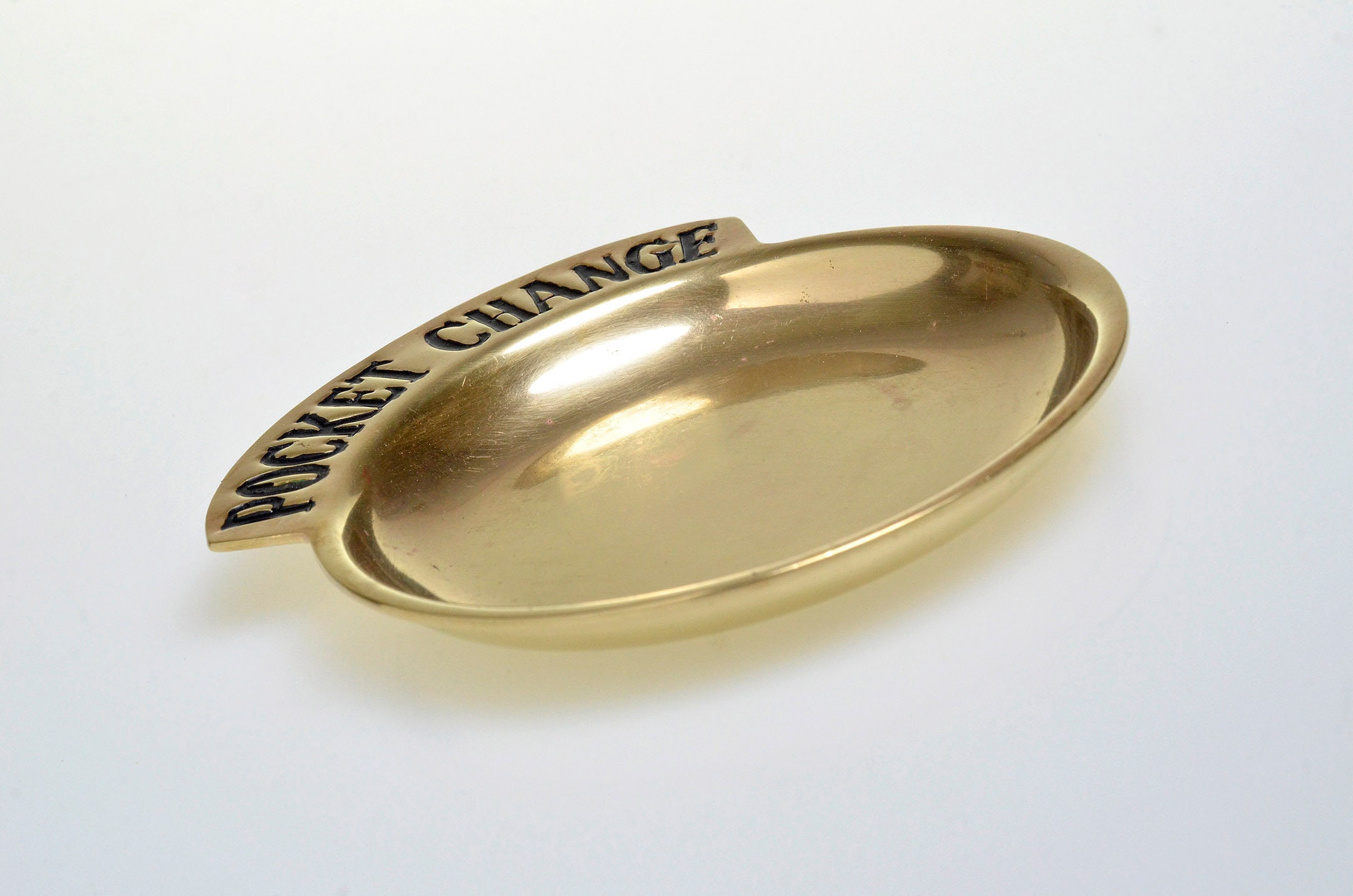 Vintage Brass "pocket Change" Coin/trinket Dish - Etsy Australia