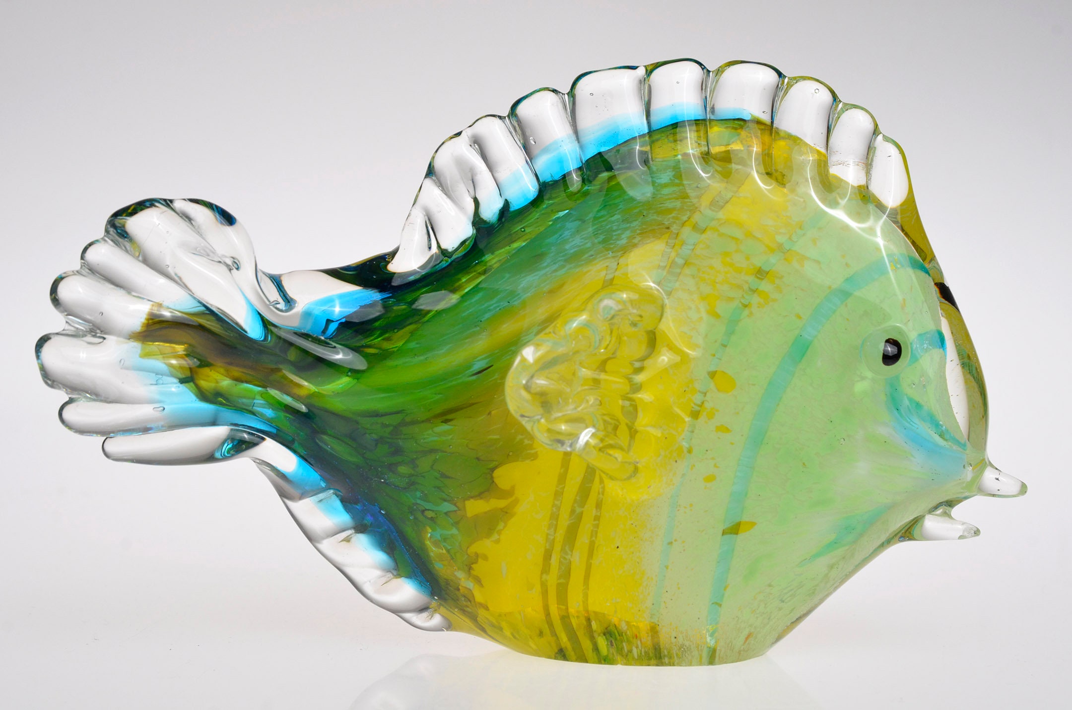 Vintage Murano Style Art Glass Fish - Etsy