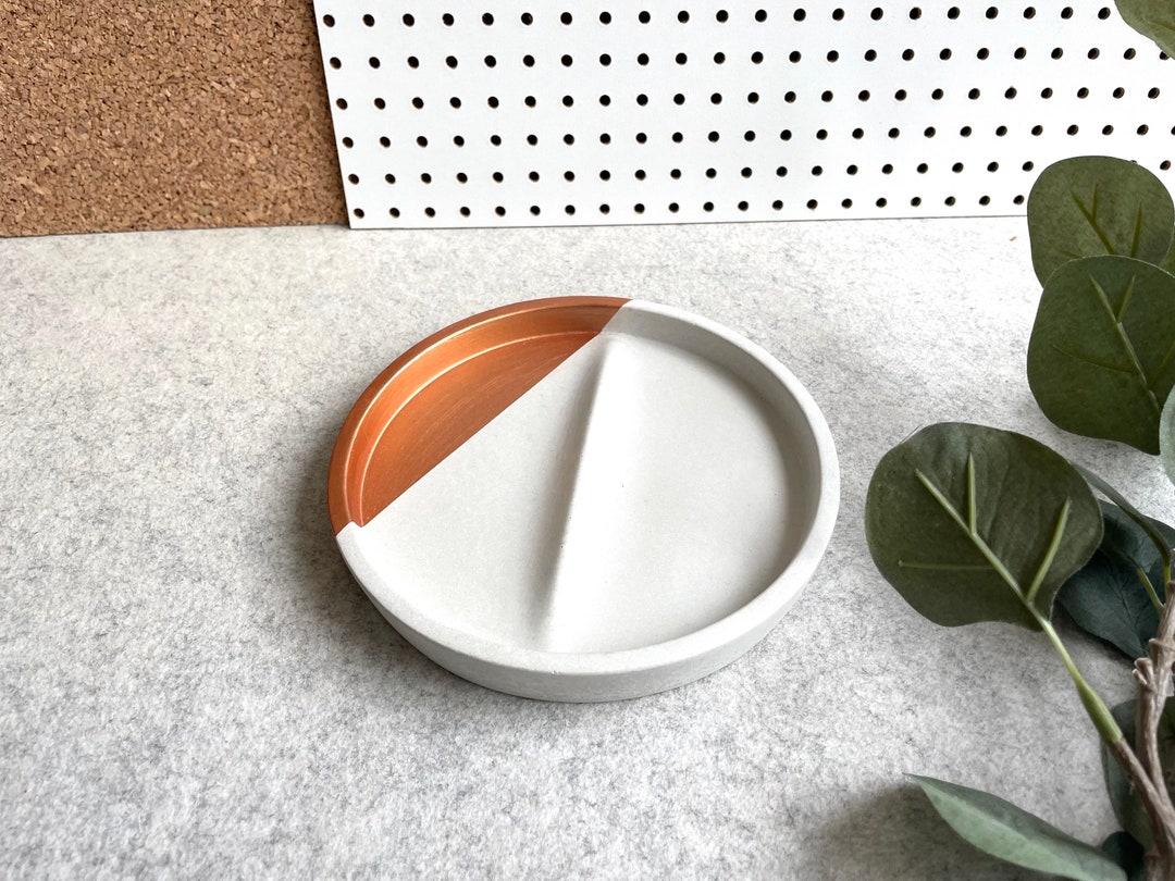 Shell Flat Concrete Shell Concrete half Copper 9 - Etsy