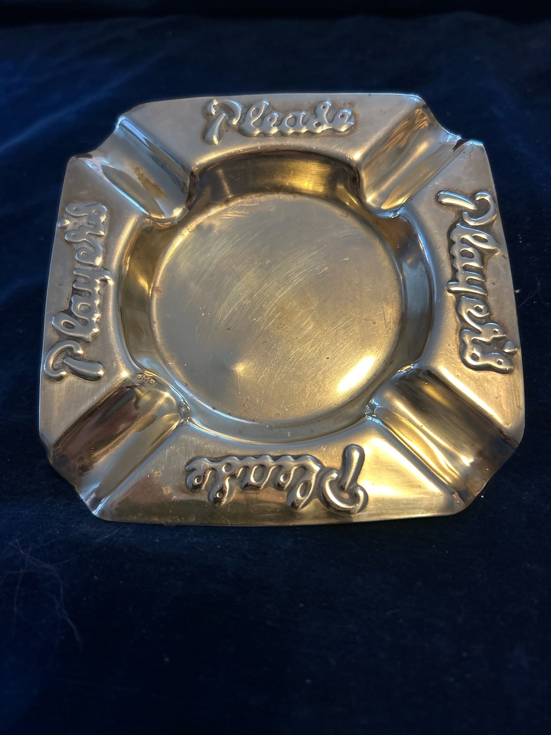 Players Please Brass Ashtray - Etsy