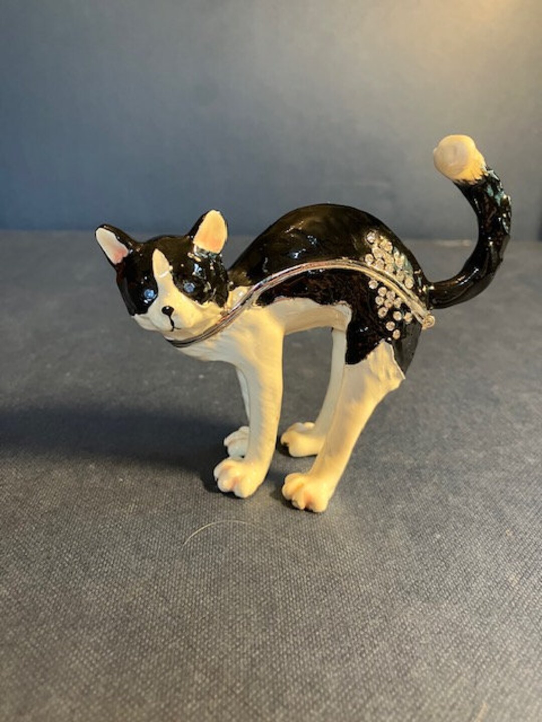Lucky Black Cat Trinket Box - Etsy