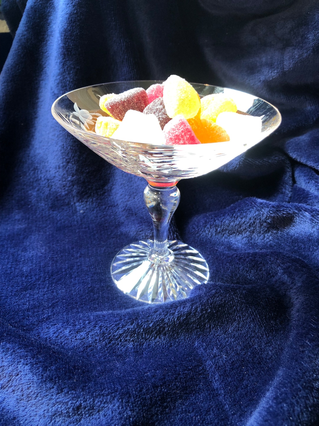 Stuart Crystal Cascade Pattern Bon Bon Dish - Etsy