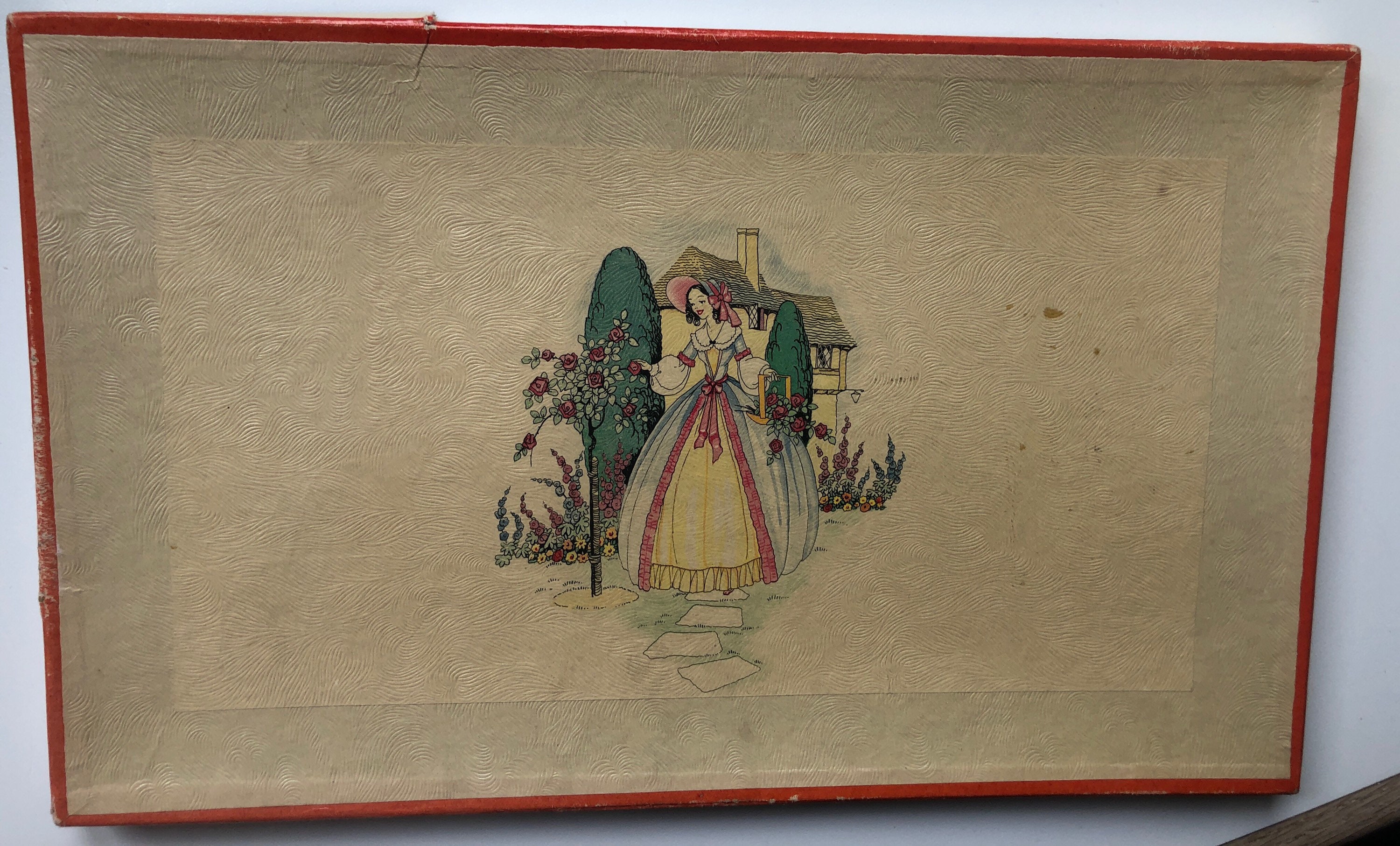 Irish Linen Cabin Cheval Set - Etsy