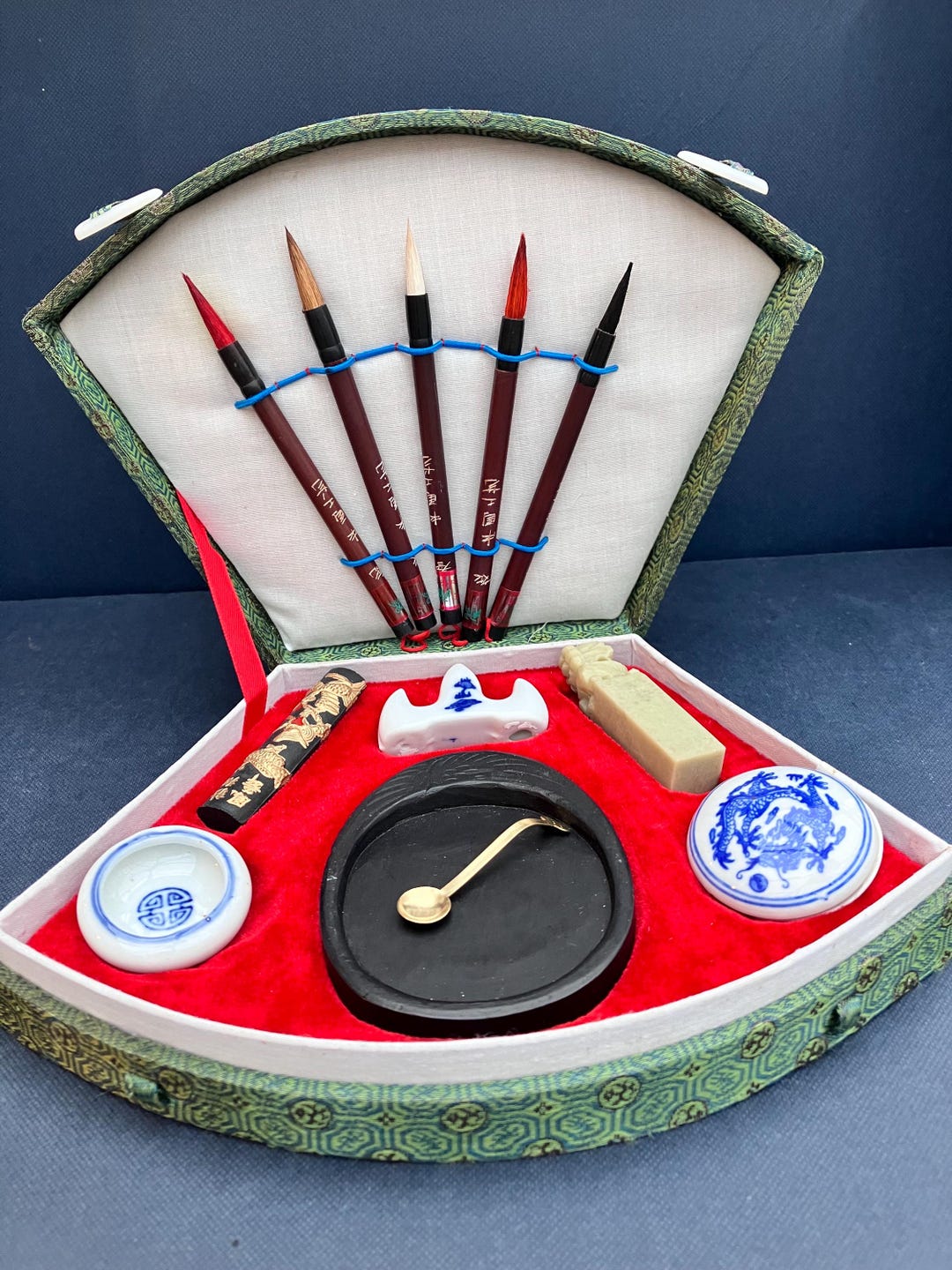 Caligraphy Set -vintage Chinese - Etsy