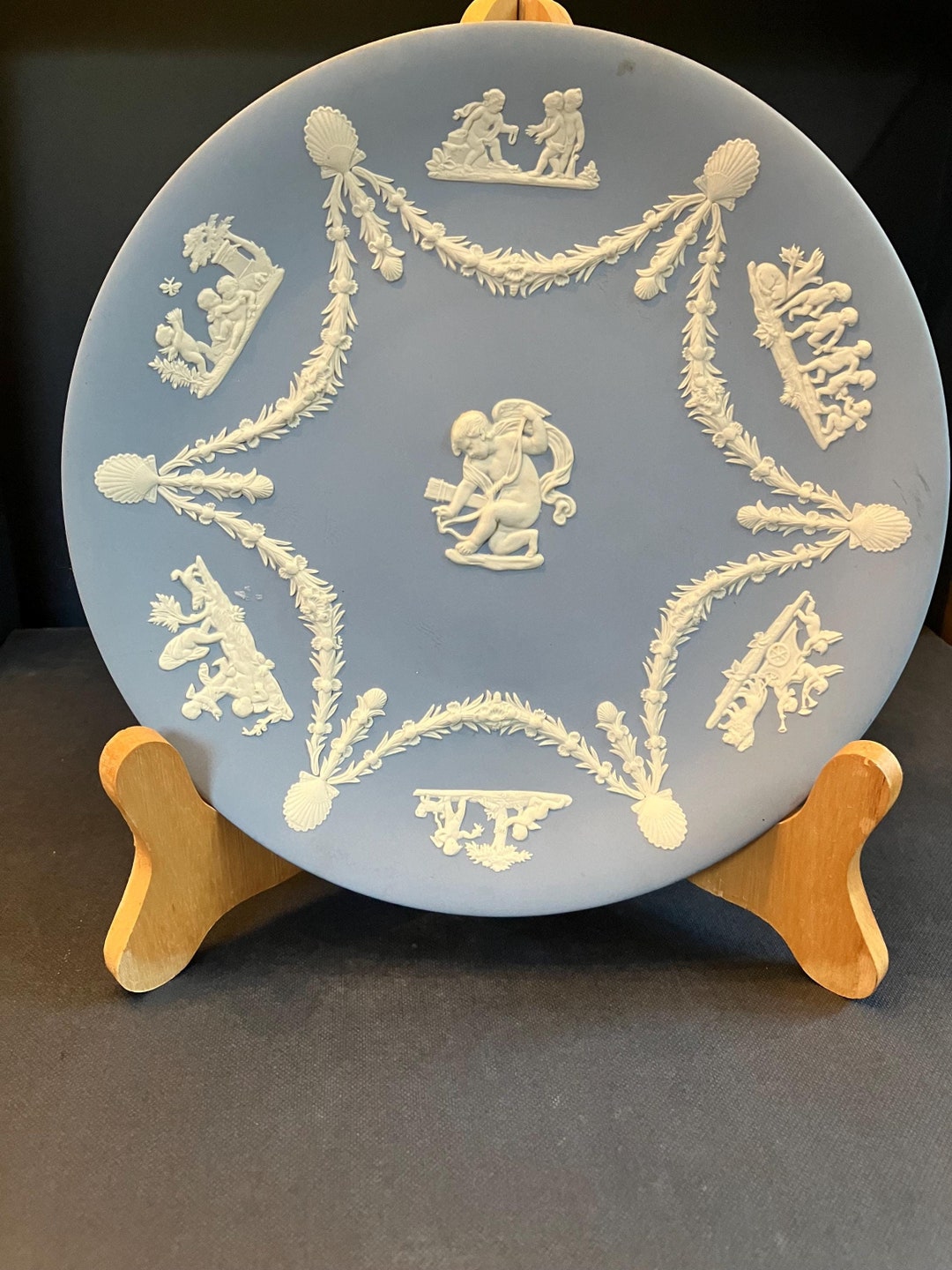 Wedgewood Cherub Collectors Plate - Etsy